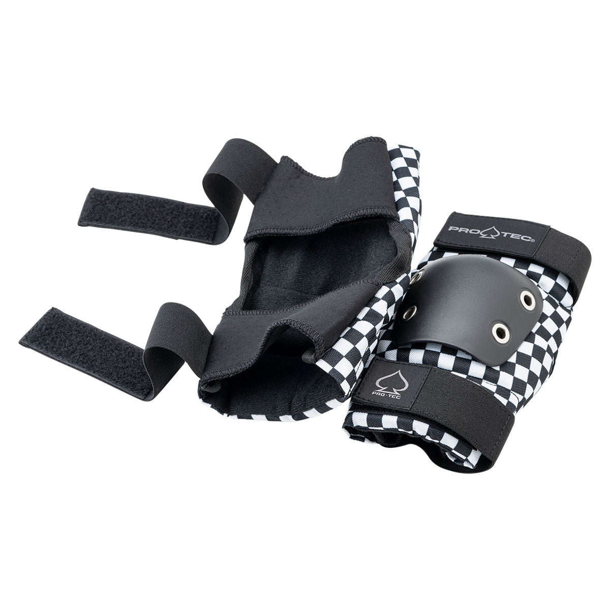 Pro-Tec Street Adult 3 Pack Open Back Set of Pads - Checker – Daddies ...