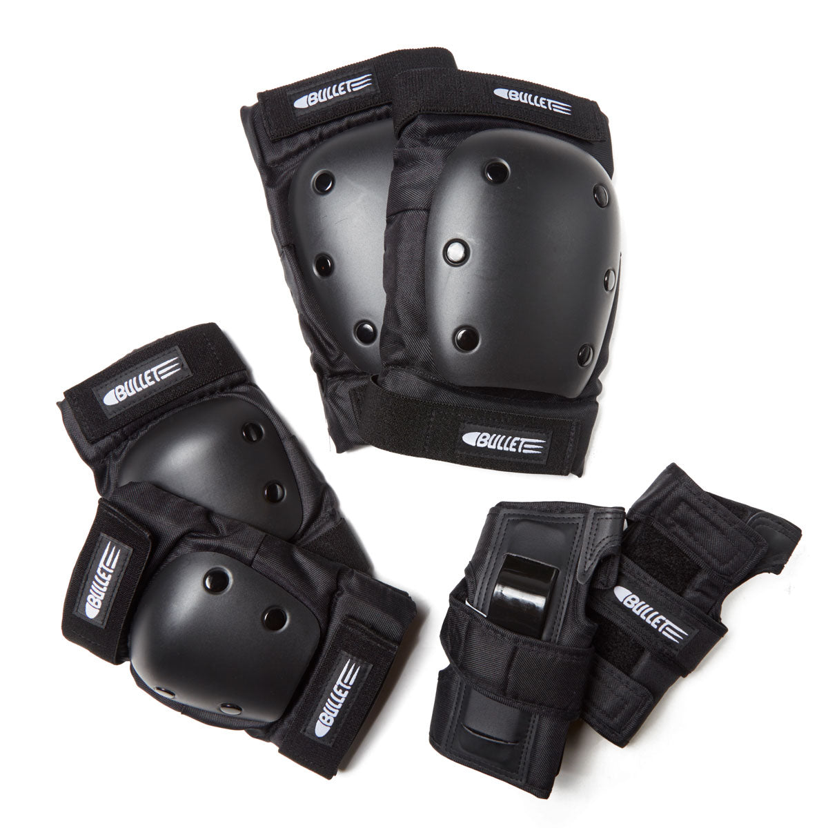 Bullet Adult Set of Pads - Black – Daddies Board Shop