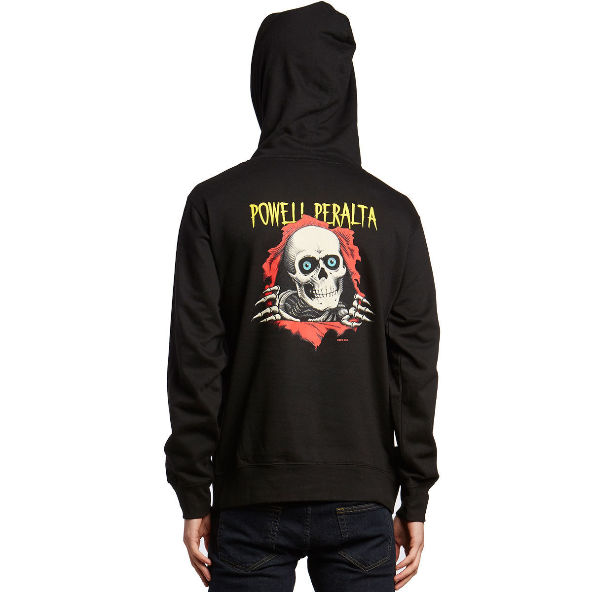 Bones Ripper Medium Weight Hoodie - Black – Daddies Board Shop